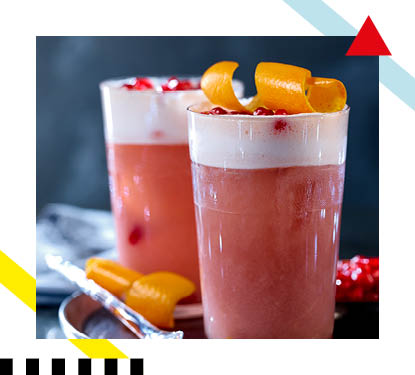 Recipe: Clementine and Pomegranate Gin Fizz Cocktail - BALANCE